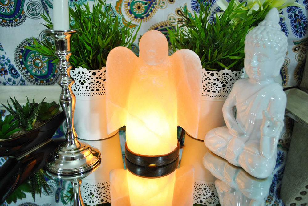 Angel Himalayan Salt Lamp | 100% Real Himalayan Pink Salt! - Salt Rock ...